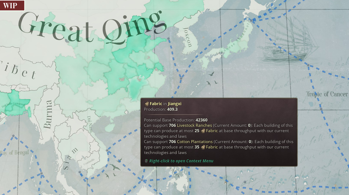 There will be at least 5 Map Modes in Victoria 3