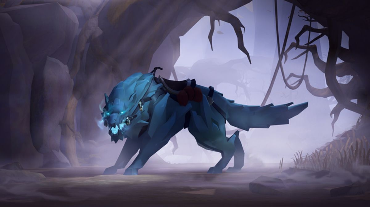 Mistwolf is the newest skin for the Direwolf mount in Albion Online