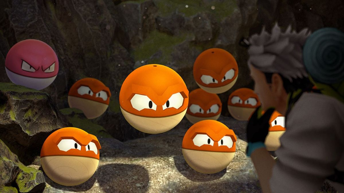 Hisuian Voltorb appears in Pokemon Go in a crossover