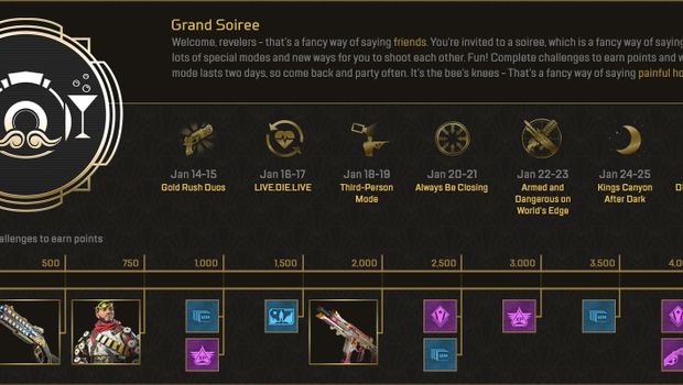 Apex Legends Grand Soirée has seven LTMs and a bunch of prizes