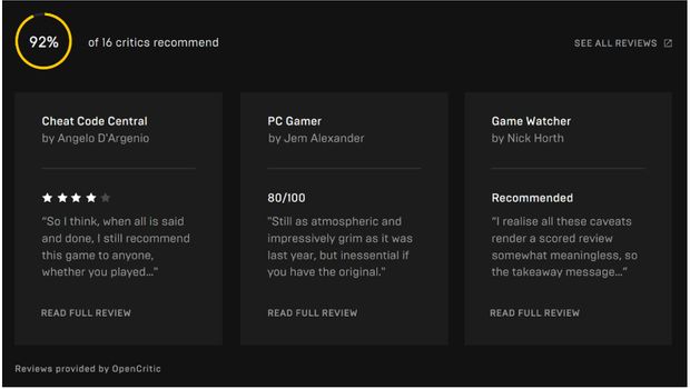 Epic Games Store roadmap revealed, wishlist and critic reviews coming soon