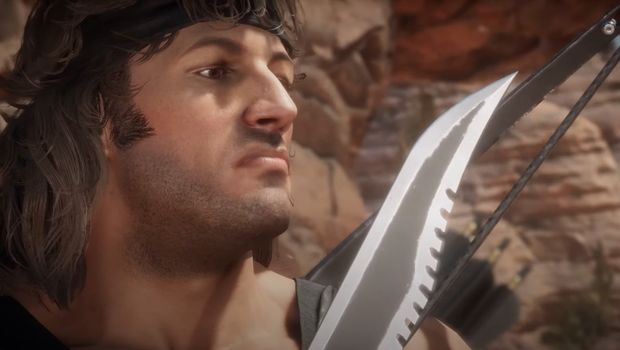 Here is the first gameplay trailer of Rambo in Mortal Kombat 11