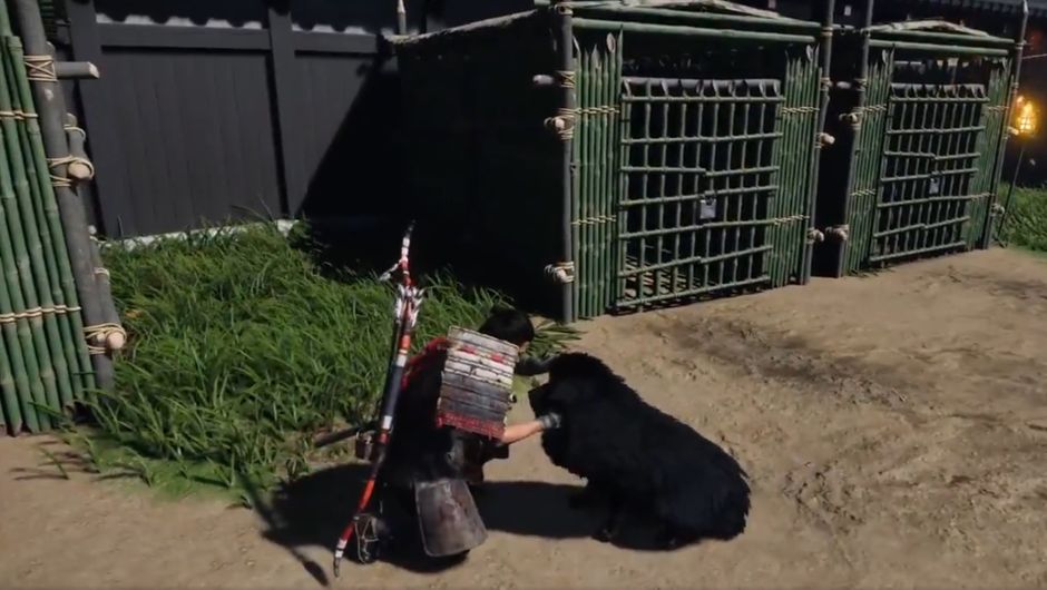 Ghost of Tsushima version 1.1 will let you pet dogs
