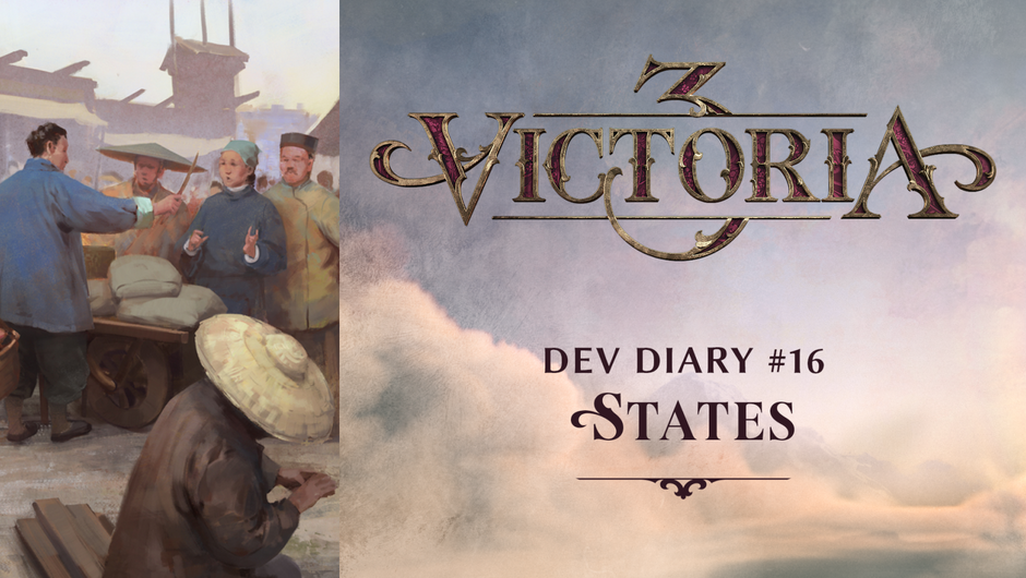 The basic explanation of States and State Regions in Victoria 3
