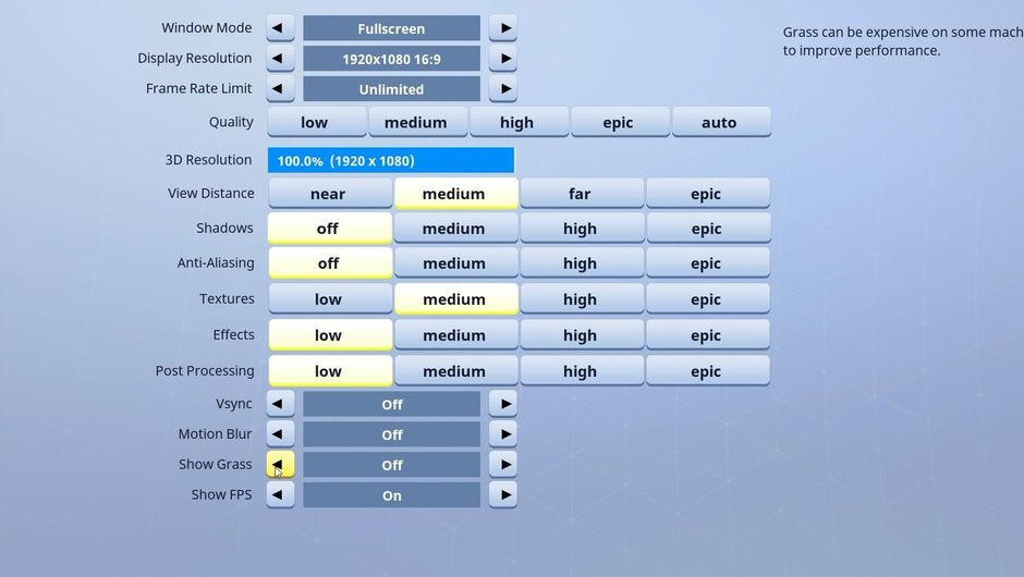 Fortnite Best Settings Guide