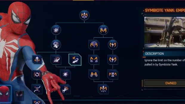Spider-Man 2: List of all skills and how to perform them