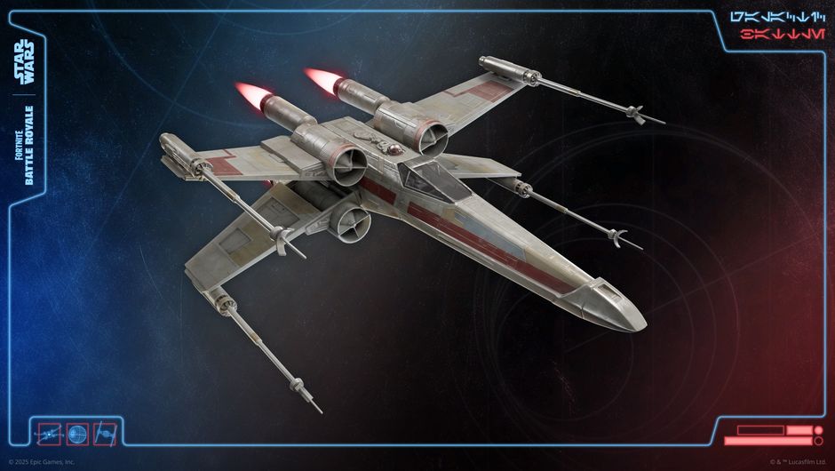 Fortnite: All X-Wing and TIE Fighter Locations in Chapter 6 Season 3