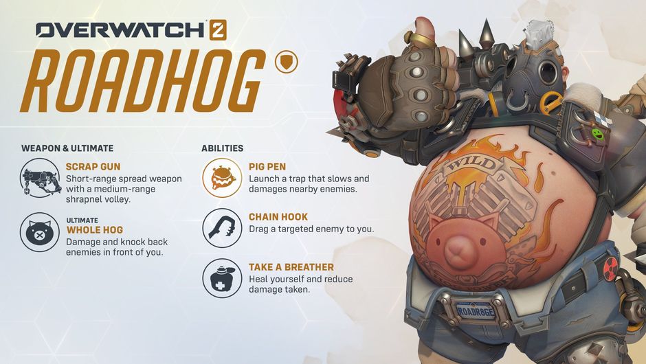 Roadhog rework in Overwatch 2 gives him mine-placing ability