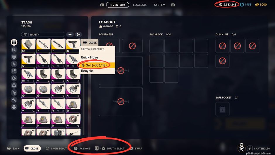 ARC Raiders: How to Check Your Stash Value