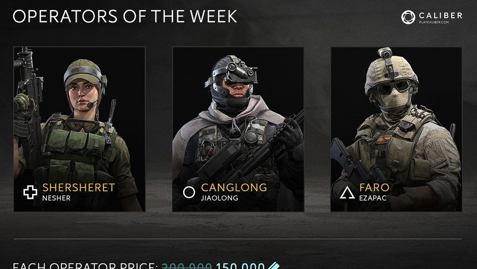 Caliber operator discounts of the week (November 15 to 22, 2023)