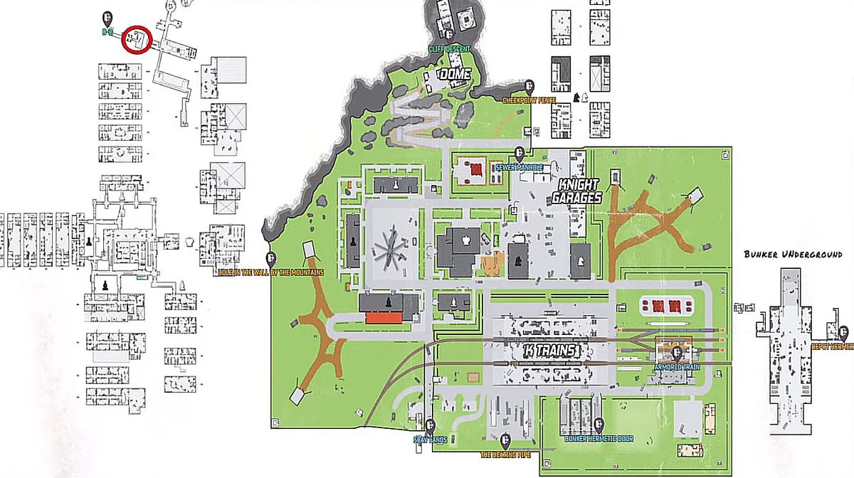Escape From Tarkov Customs Loot Map