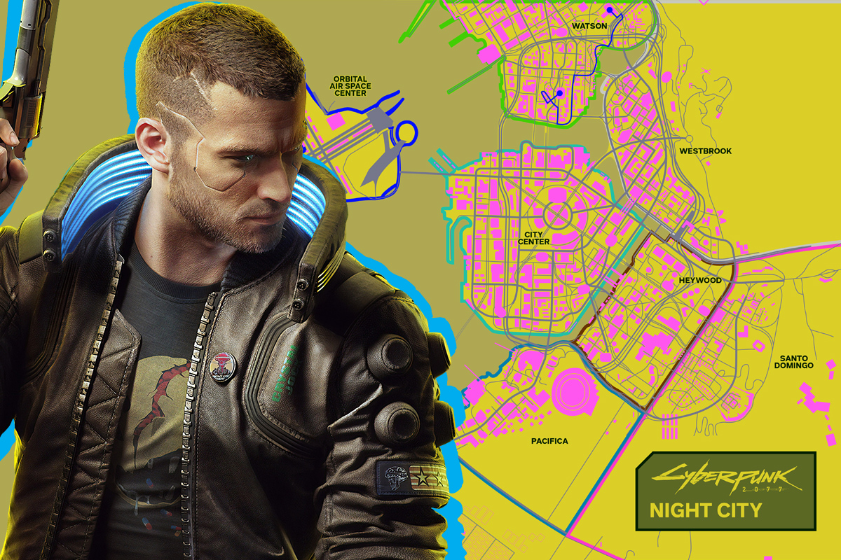 Cyberpunk 2077 full map looks impressive in fan-made mockup | AltChar