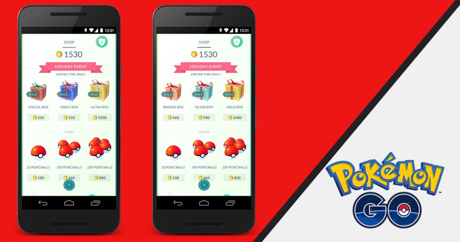 Pokémon GO Holiday Item Packs Available | AltChar