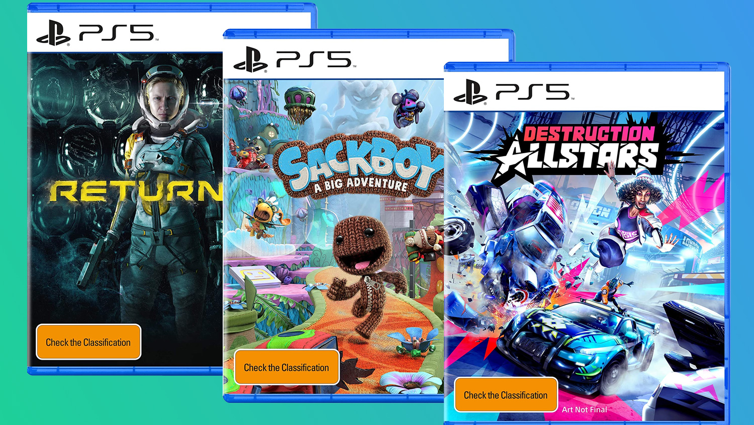 Box art revealed for PS5's Returnal, Sackboy, and Destruction Allstars ...